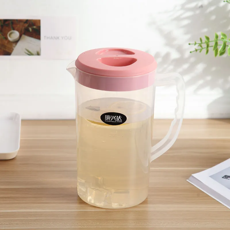 OEM Plastic Water Pitcher with Lid, 2600ml BPA-Free Large Capacity